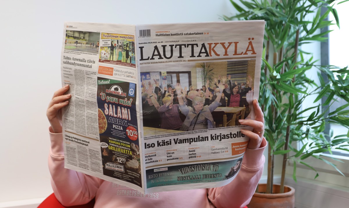 Lauttakylä-lehdellä 17 000 lukijaa viikossa – Painetun lehden ...